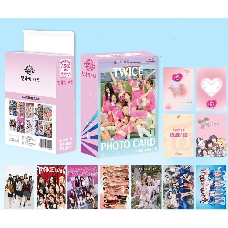 50-55pcs MISAMO TWICE Photocards Laser Hologram Lomo Cards Nayeon Jeongyeon Momo Sana Jihyo Mina ...
