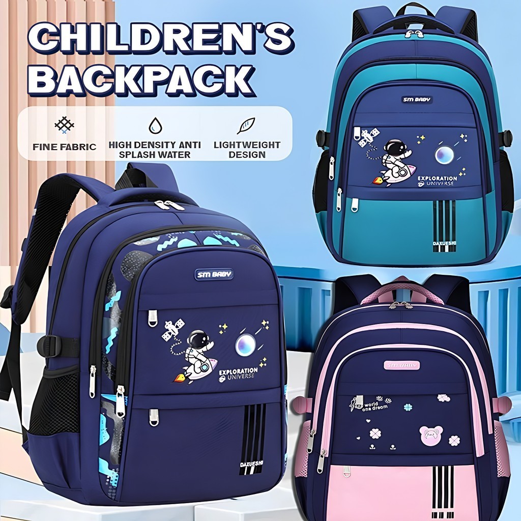Large Capacity Student School Bag 6-14 Years Old Kids Backpack ...