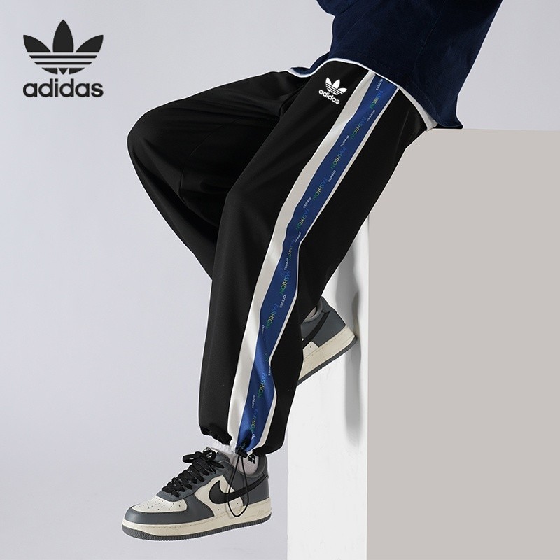 【Ready Stock】 100%Authentic Adidas Shamrock Explosion Men's Pants Loose ...