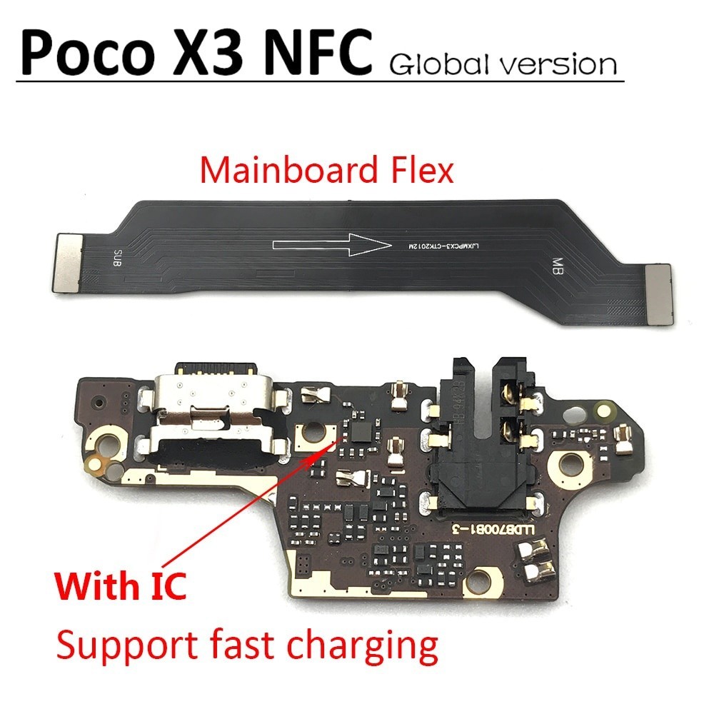 USB Board Charger Charging Dock Port Connector Flex Cable For Xiaomi ...