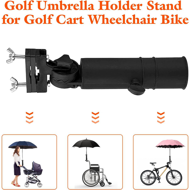 SENGONG Golf Push Cart Umbrella Holder, Golf Cart Universal Golf ...