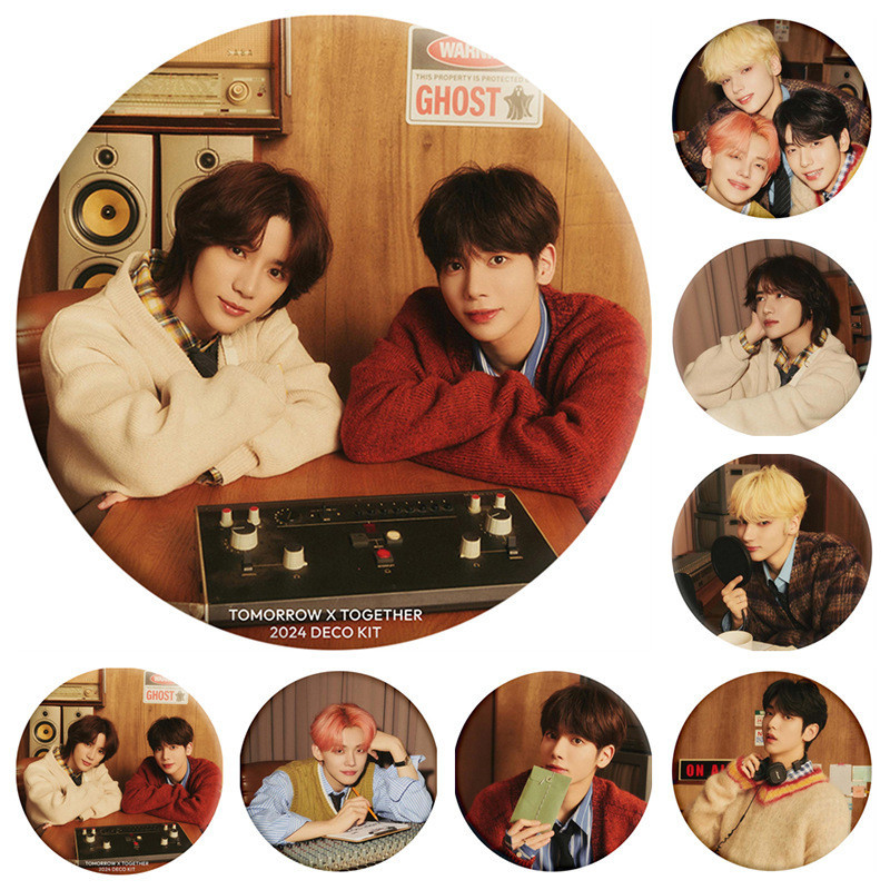 Kpop TXT DECO KIT Badge Pendant Accessory SOOBIN YEONJUN BEOMGYU ...