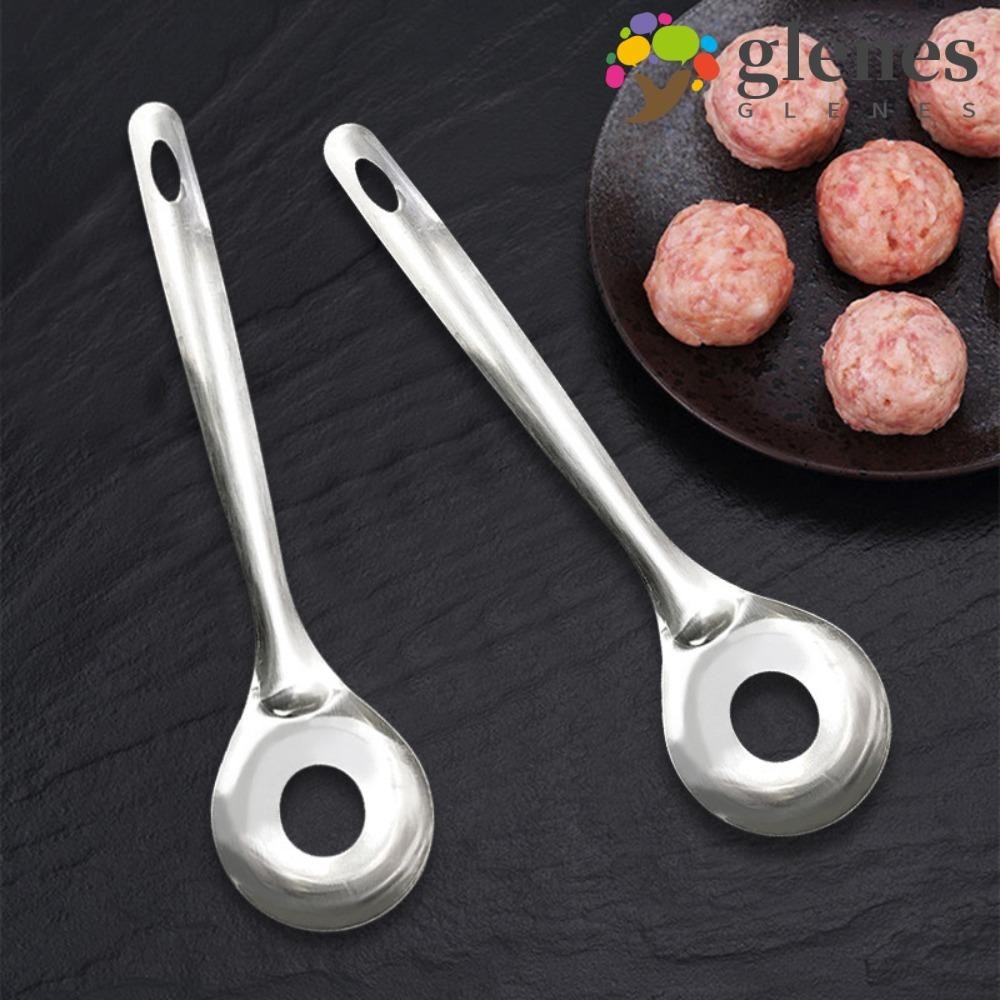 GLENES Croquettes Meatball Spoon Mold, Stainless Steel Hangable ...