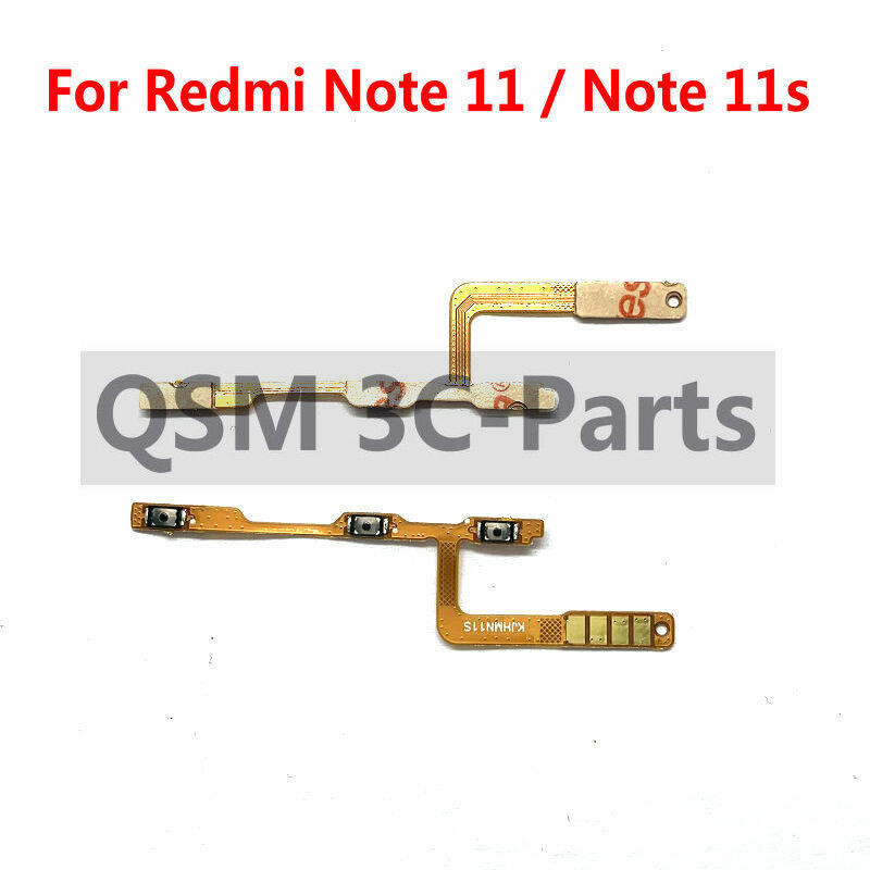 For Xiaomi Redmi Note 11 11s 4G Power On Off Volume Side Button Key ...