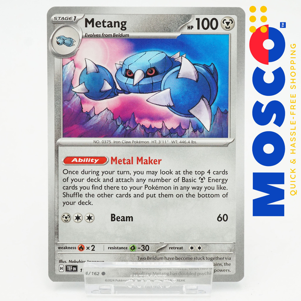 Metang - 114/162 - Common Scarlet & Violet: Temporal Forces | Pokemon ...