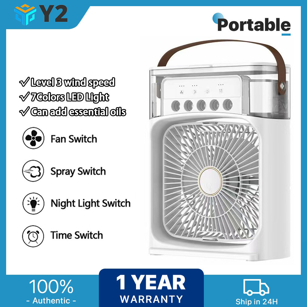 Mini AIR CONDITIONER Portable Fan Air Cooling Fan Humidifier Purifier ...