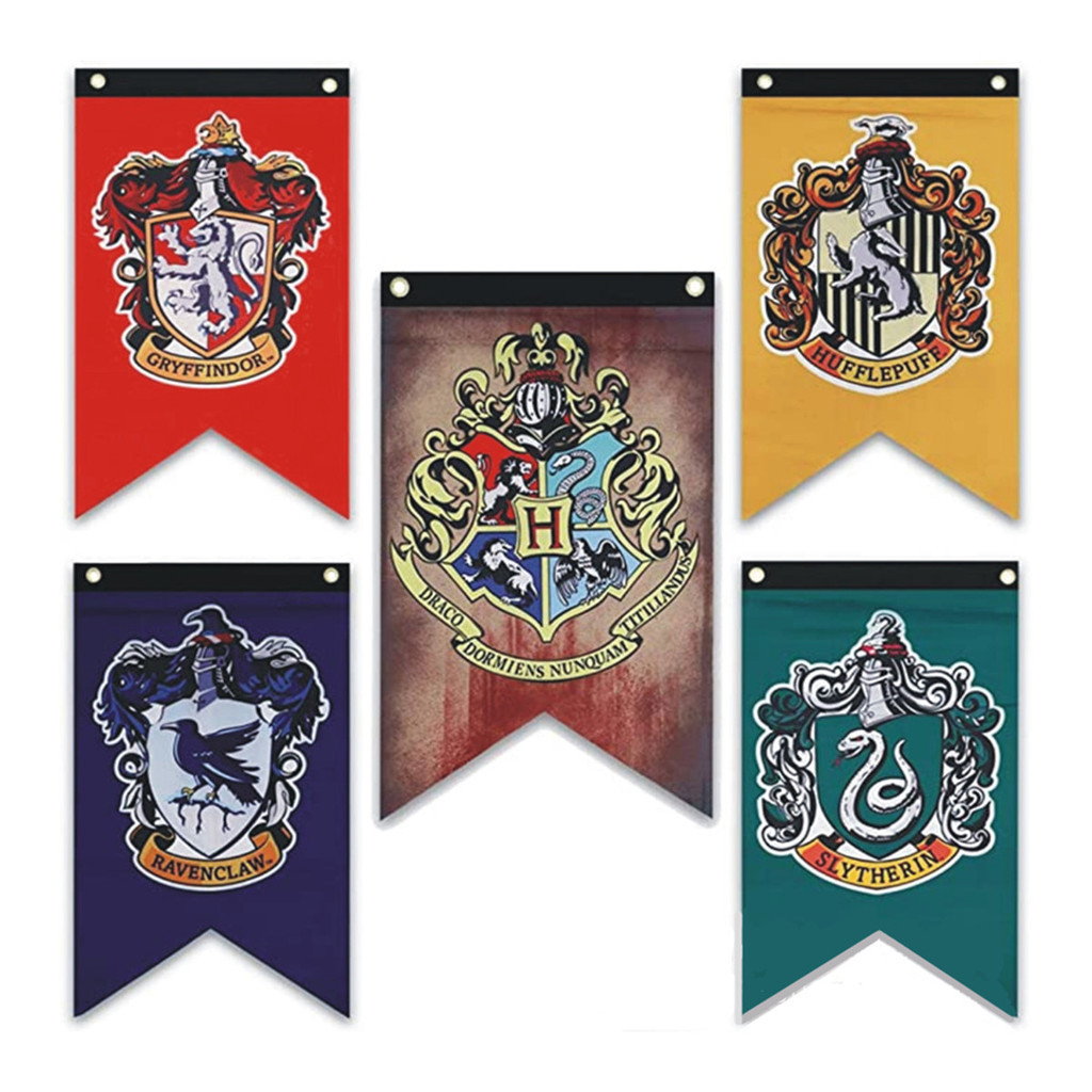 Harry Potter Magic Colleges Wall Decor Decoration Flag Pattern Double ...