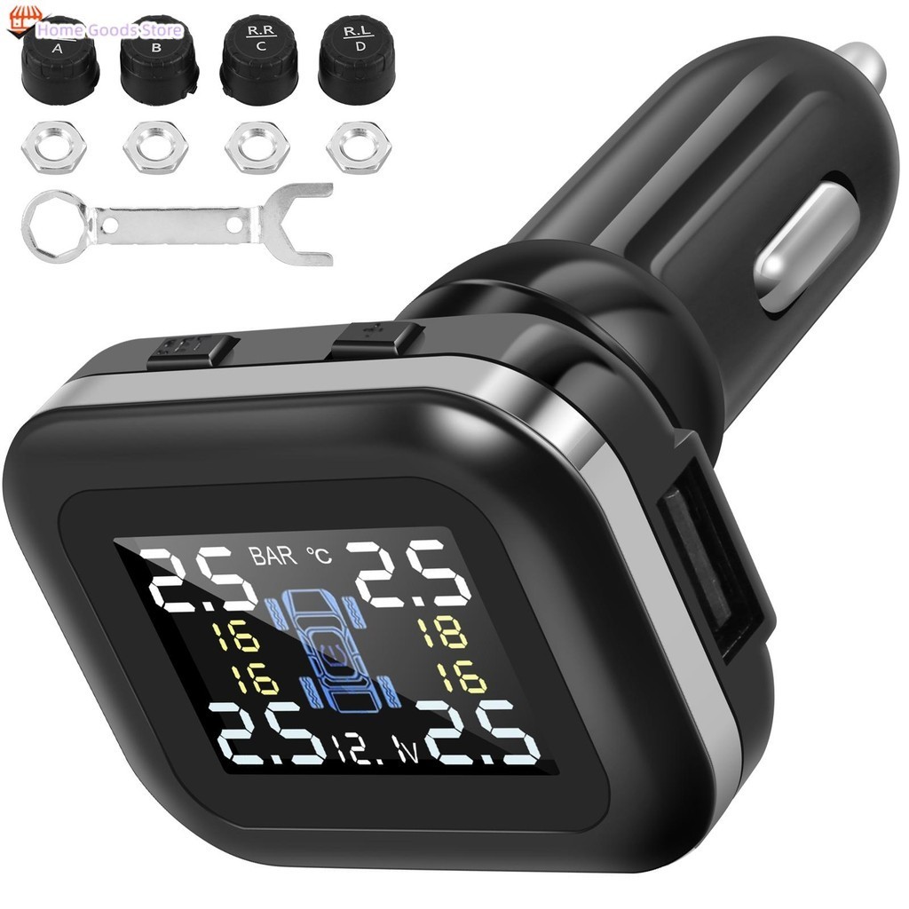Tire Pressure Monitoring System Tpms Wireless Real Time Tire Pressure