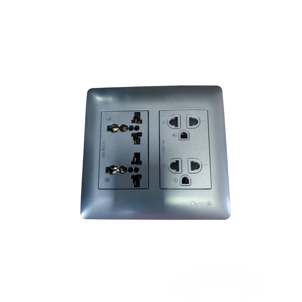 Omni Duplex Universal Outlet with Duplex Universal Outlet with Ground ...