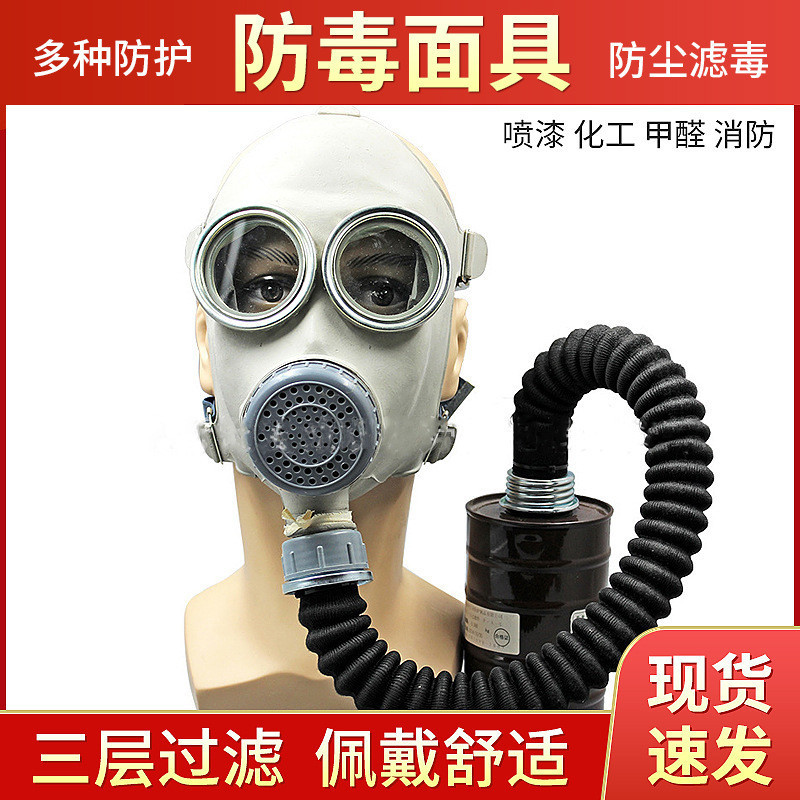Gas Mask Spray Paint Chemical Pesticide Anti-Formaldehyde Full Mask ...
