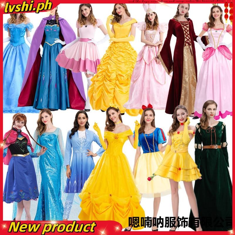 Disney Merida Princess Costume for Adult Women Fancy Brave Merida Dark ...