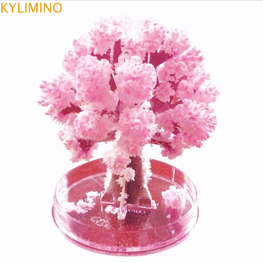KYLIMINO Sakura Crystal Trees Novelties Magic Cherrytree Paper Paper ...