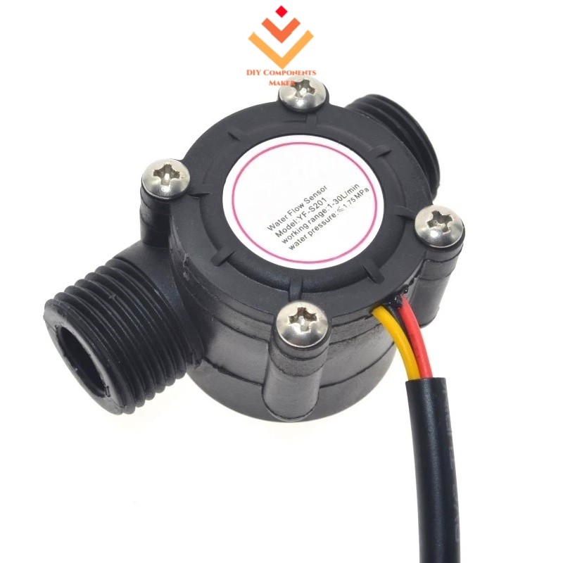 YF-S201 1/2" Water Flow Sensor Flowmeter Water Controller Flow ...