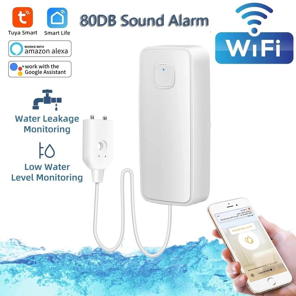 Tuya Smart Water Sensor WiFi Water Leakage Detector Level Overflow ...