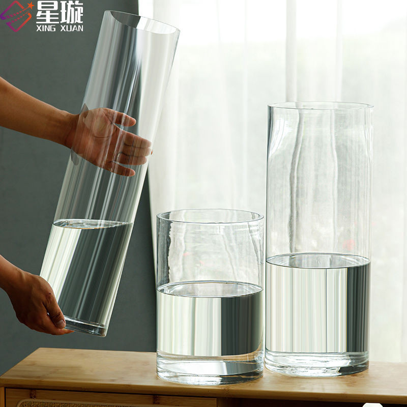 Xingxuan Ma Mingmu Water-Raising Large Transparent Glass Vase ...