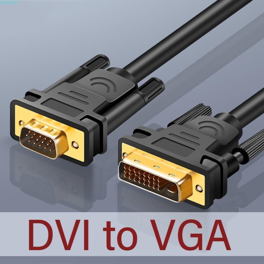 DOREEN1 Dvi 24+1 To Vga Cable, DVI 24+1 15-pin VGA Dvi To VGA Cable ...