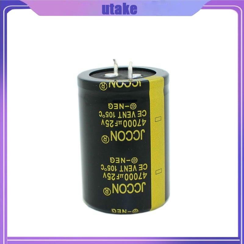 Utake Super Farad Capacitor 25V 47000uF Electrolytic Capacitor Wide ...