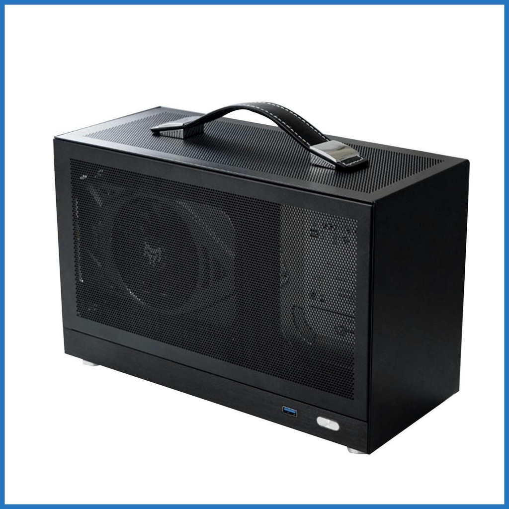 Portable ITX Computer Case PC Mini Case Micro Slim Portable Case Thickened Portable Desktop ...