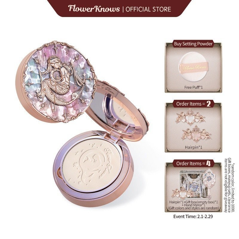 Brand New OriginalFlower Knows Moonlight Mermaid Series Oil Control ...