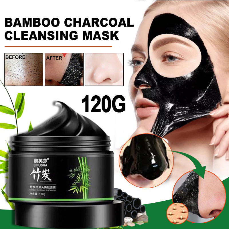 Blackhead Removing Deep Cleaning and Shrinking Pore Bamboo Charcoal ...