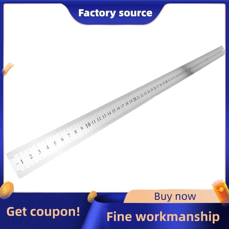 Stainless Steel 60cm 23.6 Inch Measuring Long Straight Ruler Reliable ...