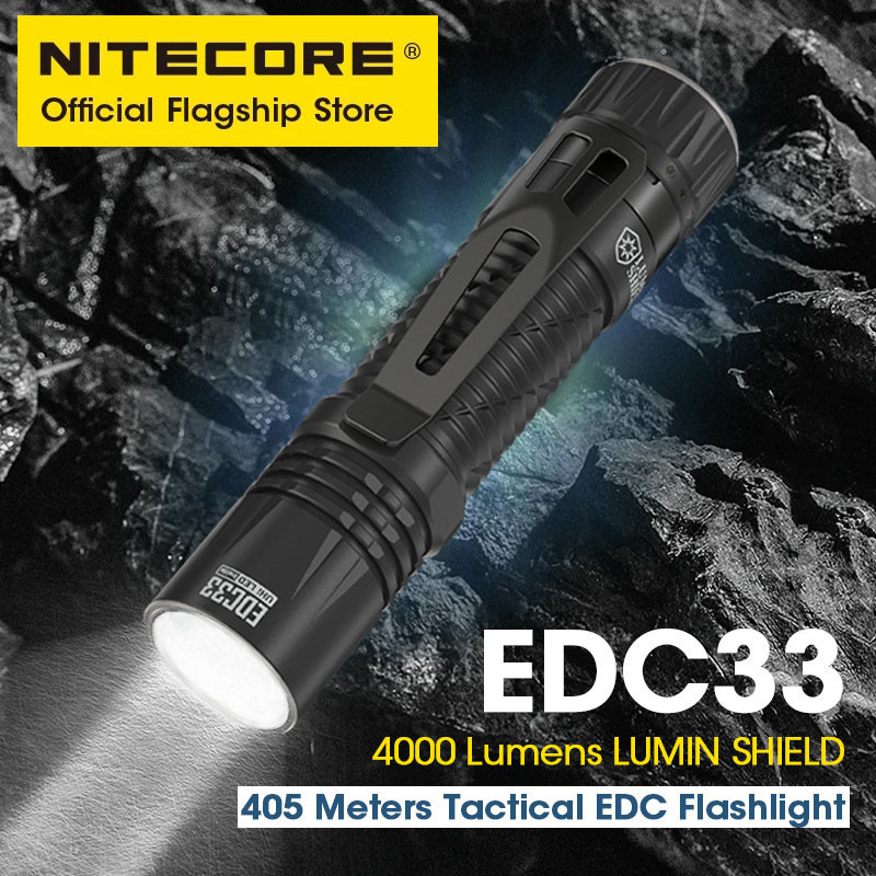 NITECORE EDC33 EDC Flashlight USB-C Rechargeable Torch Light 450 Meter ...