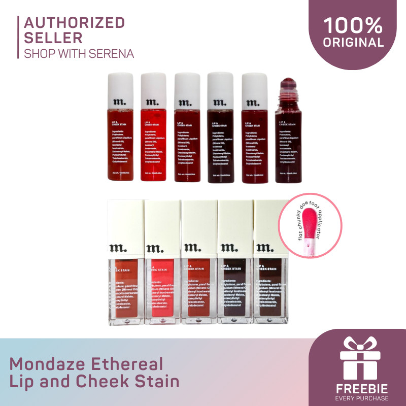 Mondaze Ethereal Lip and Cheek Stain 5ml, Bae, Flex, Lowkey, Shookt ...