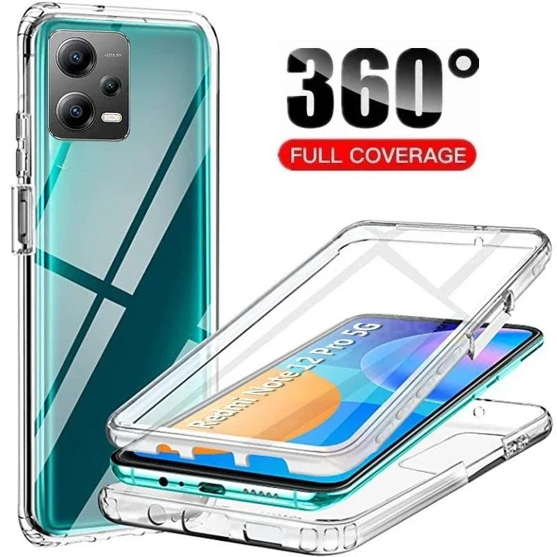 360 Full Body PC+Silicone Case for For Xiaomi Redmi Note 13 12 12s 4G ...
