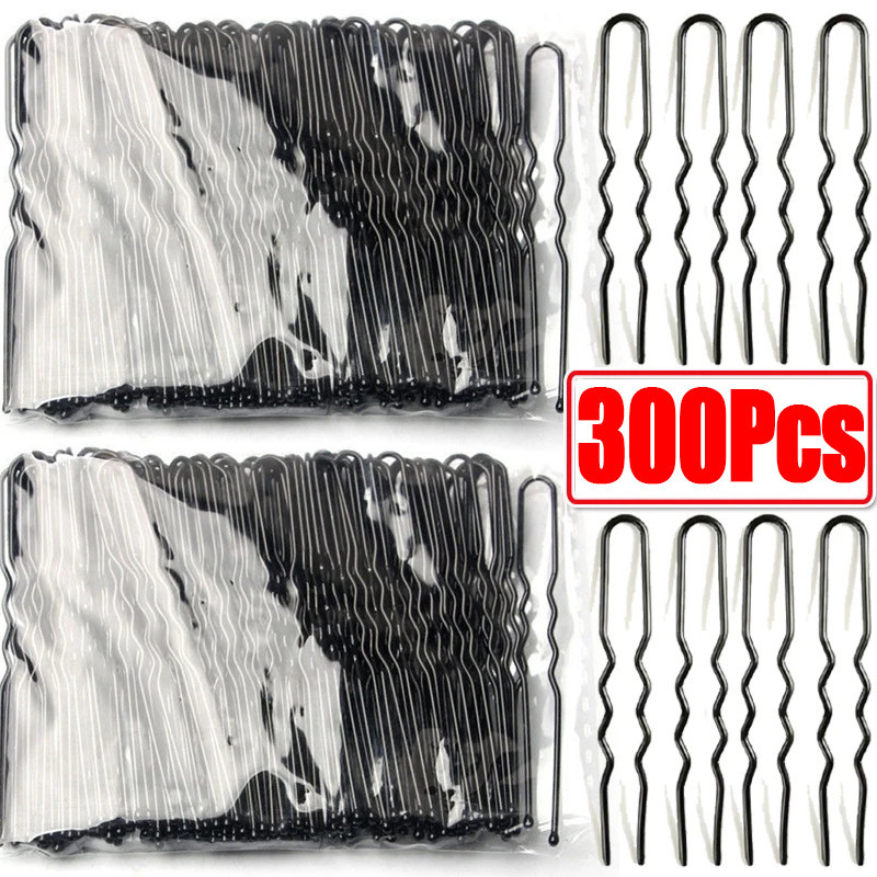 Women Invisible Wavy Hairpin for DIY Hairstyle Tool/50-300Pcs U-Shaped ...