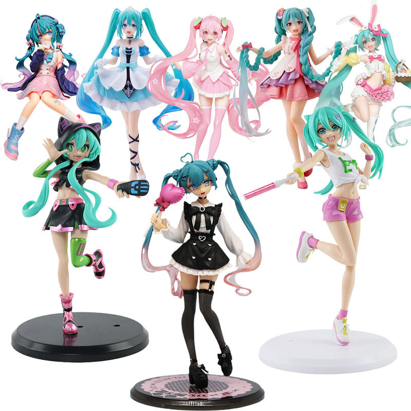 Hatsune Miku Figures Sakura Miku Wonderland Action Figure Collectable ...