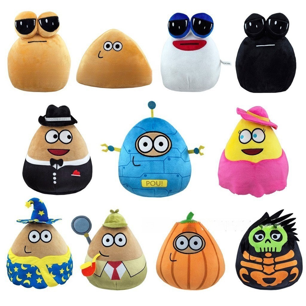 22cm Game My Pet Alien Pou Plush Toy Furdiburb Emotion Alien Plushie ...