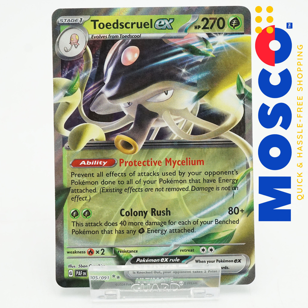 Toedscruel ex - 005/091 - Ultra Rare Paldean Fates | Pokemon TCG ...
