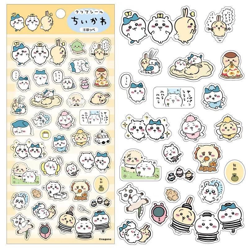 Chiikawa Cute Sticker Second Bullet PVC Sticker Hachiware Usagi Diy ...
