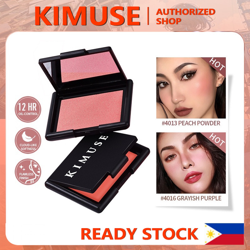 100% Original KIMUSE Waterproof Blush Powder Cheek Blush Palette Makeup ...