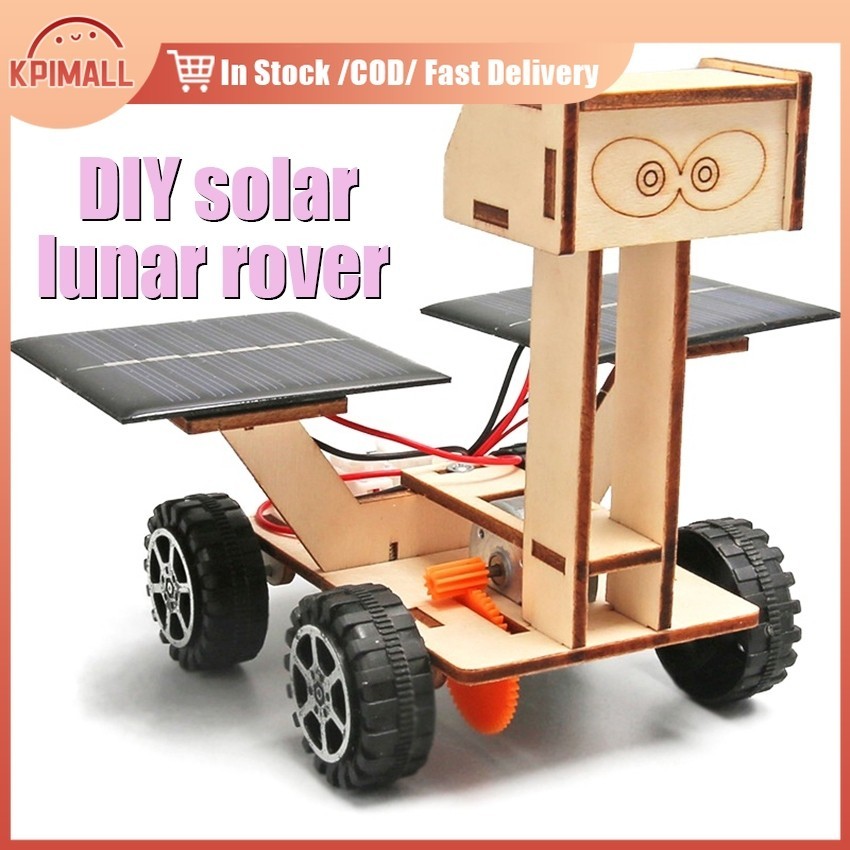 DIY Moon Rover Robot Kit Solar Car Science Puzzle Model School Science ...