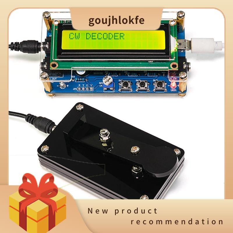 goujhlokfe Upgraded CW Morse Code Decoder Finished +Case+Button Kit ...