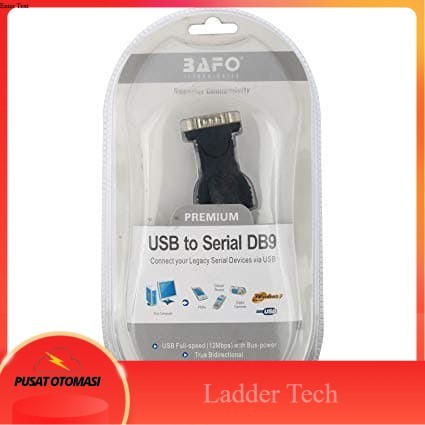 Rs-232 DB9 to USB Serial Cable, BAFO BF-810 brand - Original | Shopee ...
