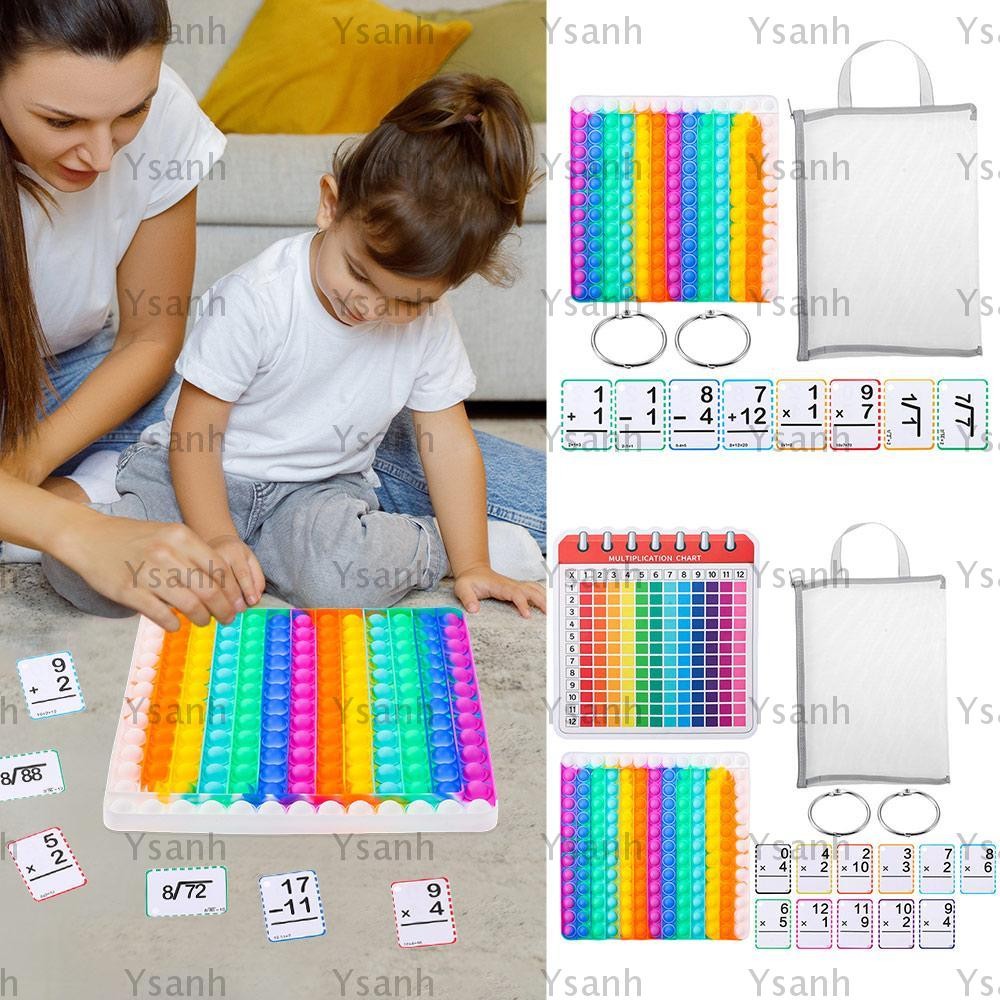 YSANH Multiplication Flash Card, Times Table Chart with Multi-Math ...