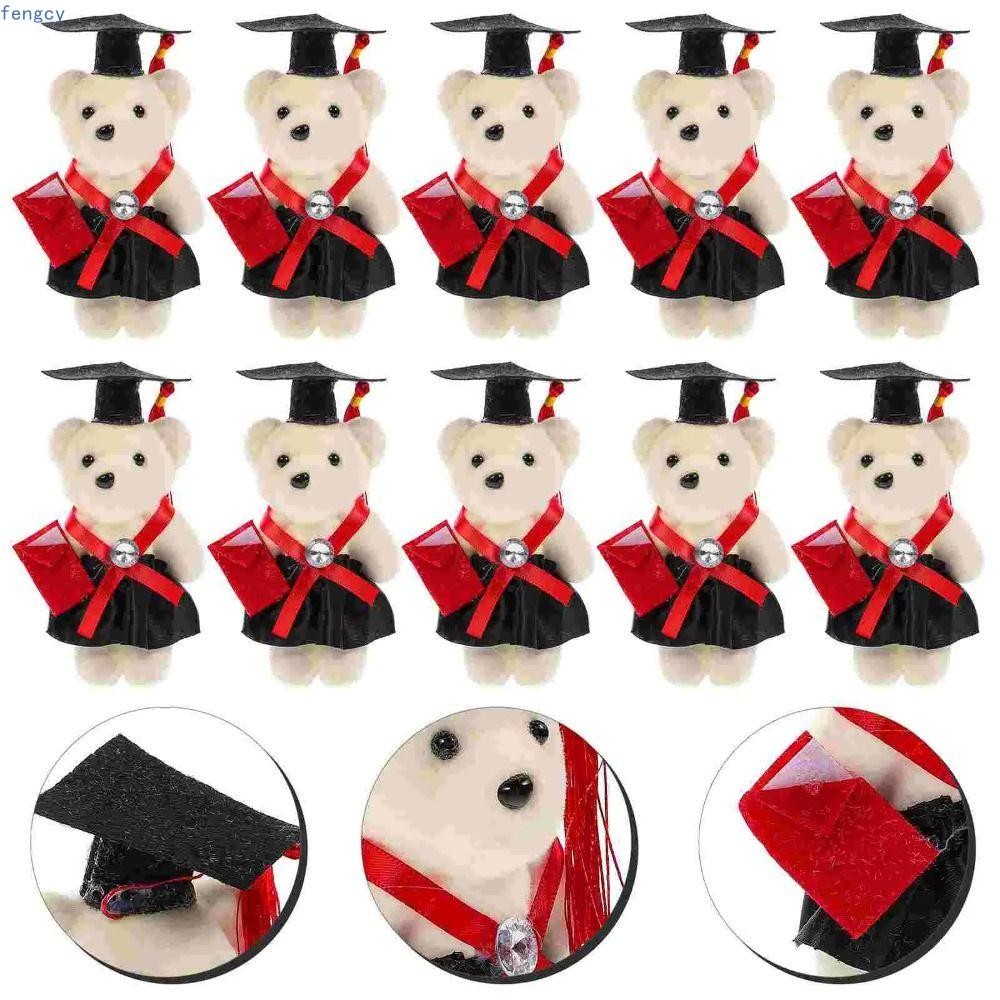 FENGCY Graduation Bear Doll, Graduation Season Graduation Ceremony Mini ...