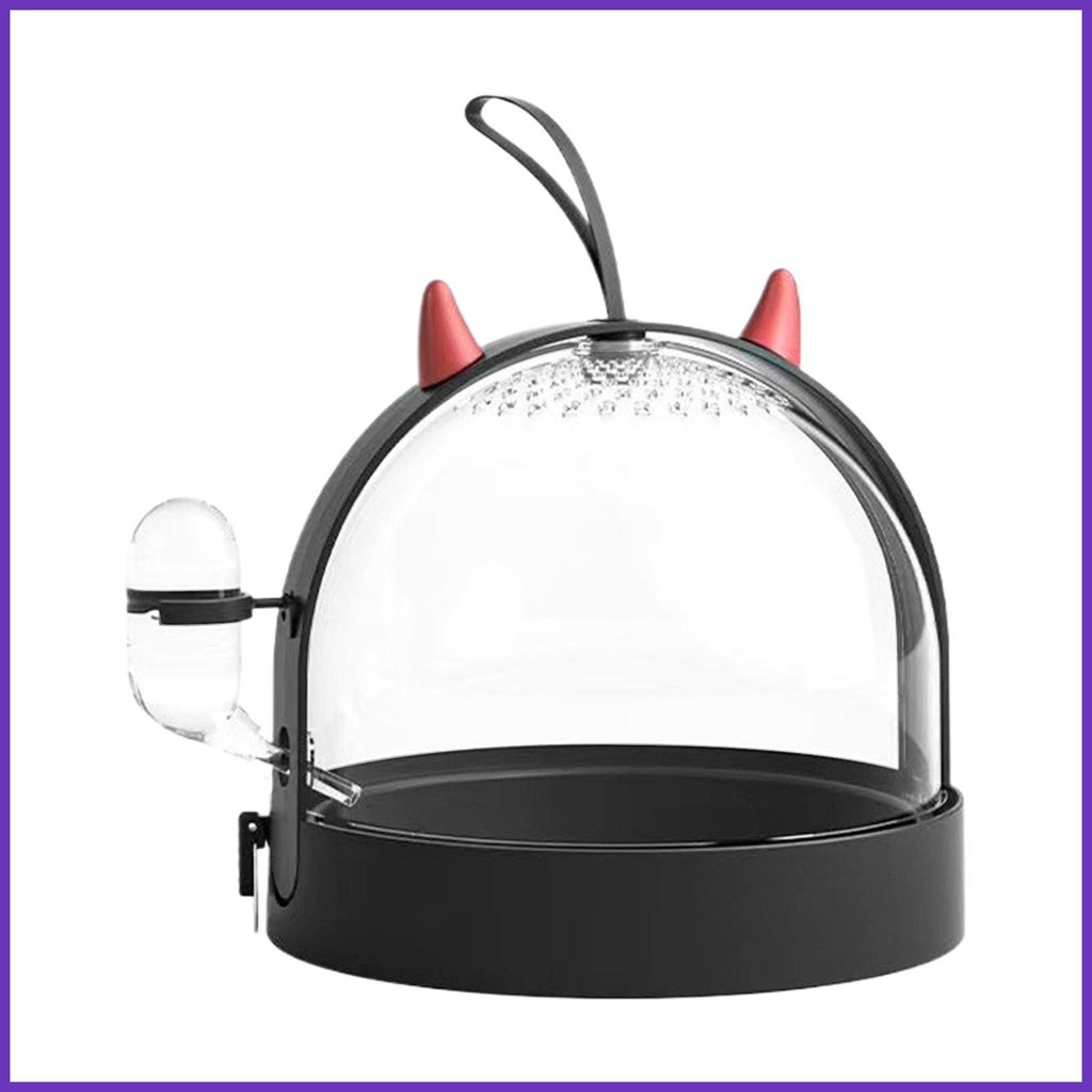 Hamster Carry Box Small Animal Carry Container with 180 Degree Side ...