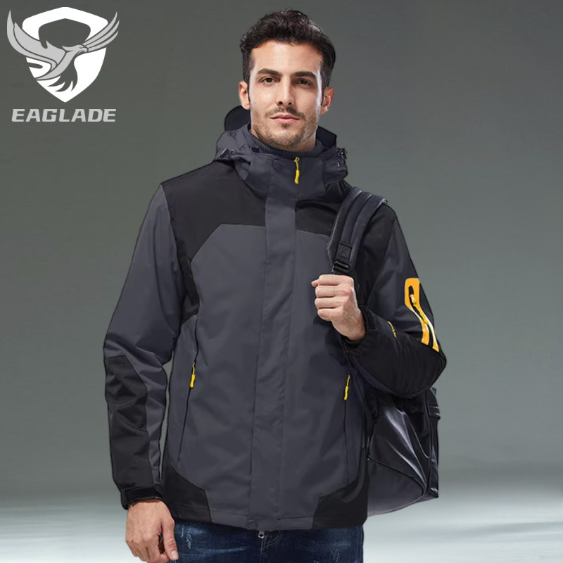 EAGLADE Motorcycle Riding Bomber Rider Jacket Waterproof Windbreaker ...