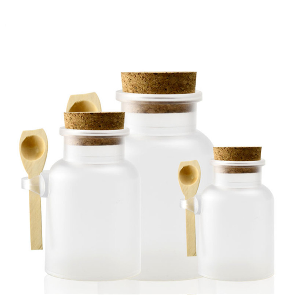 100ML/200ML/300ML/500ML Empty Clear Storage Container Bottle Jars With ...