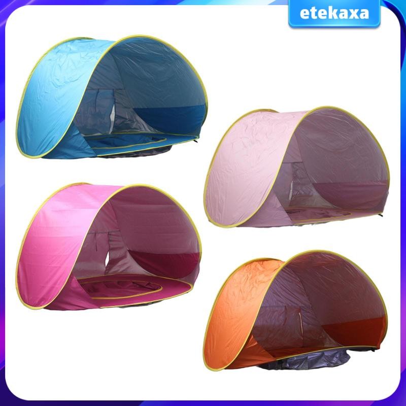 [Etekaxa] Kids Play Tent Easy Assemble Funny Travel Tent Tent Beach ...