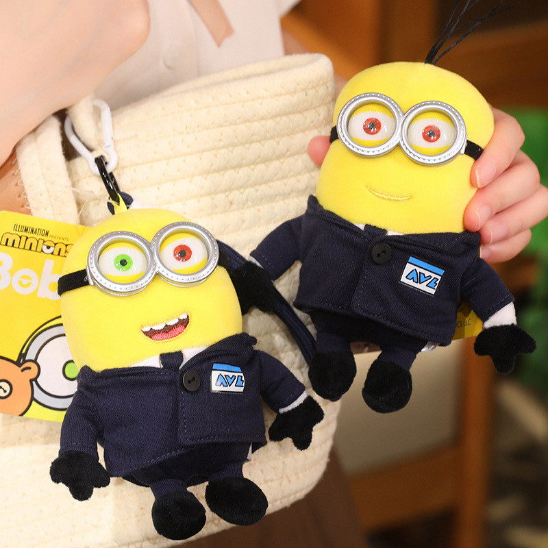 Despicable Me Minions Stuart Cartoon Minions Agent Doll Pendant Cute ...