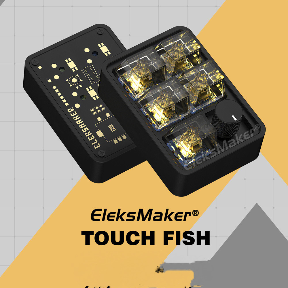 Aluminum mechanical keyboard 5-bit keypad Volume adjustment Boss key ...