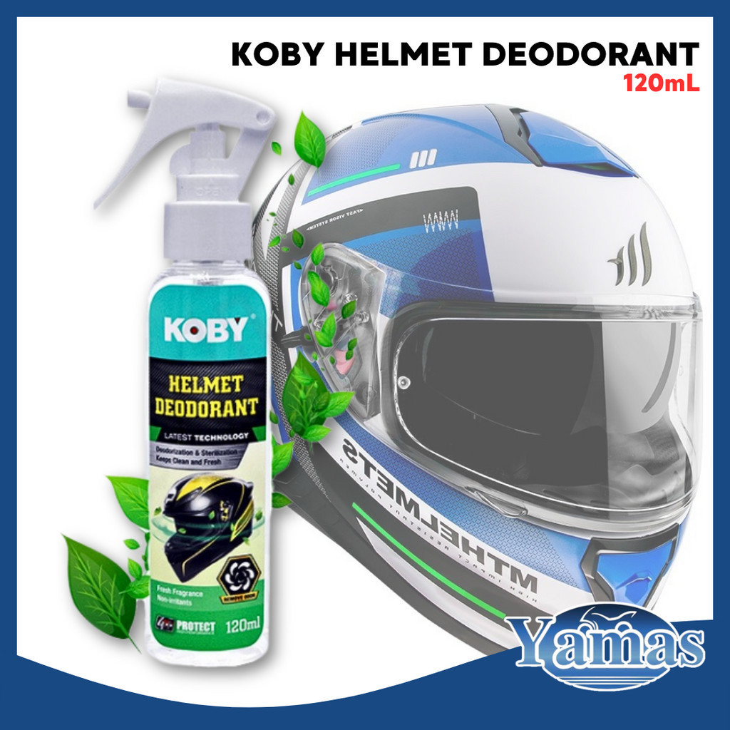 MOTORCYCLE PARTS CARE ORIGINAL KOBY KOBY HELMET DEODORANT 120ML FOR MOTORCYCLE [YAMAS] | Shopee ...
