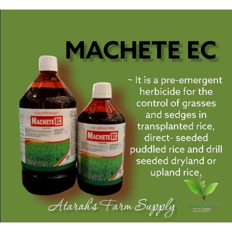 ♞COD! MACHETE EC Herbicide (Pamatay ng damo sa Palay) | Shopee Philippines