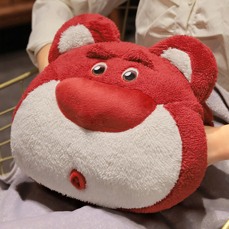 30cm Lotso Furry Face Plush Pillows Lots-o'-Huggin' Bear Stuffed Toys ...