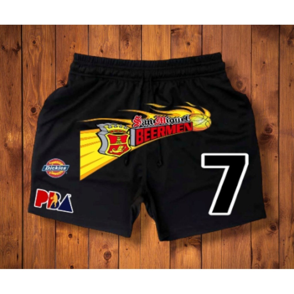 San Miguel Beer #7 Above The Knee Drifit Short For Men - DTF Print ...