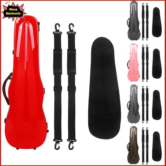 ready stock Violin Case Carbon Fiber Violin Carrying Case With Built-in ...